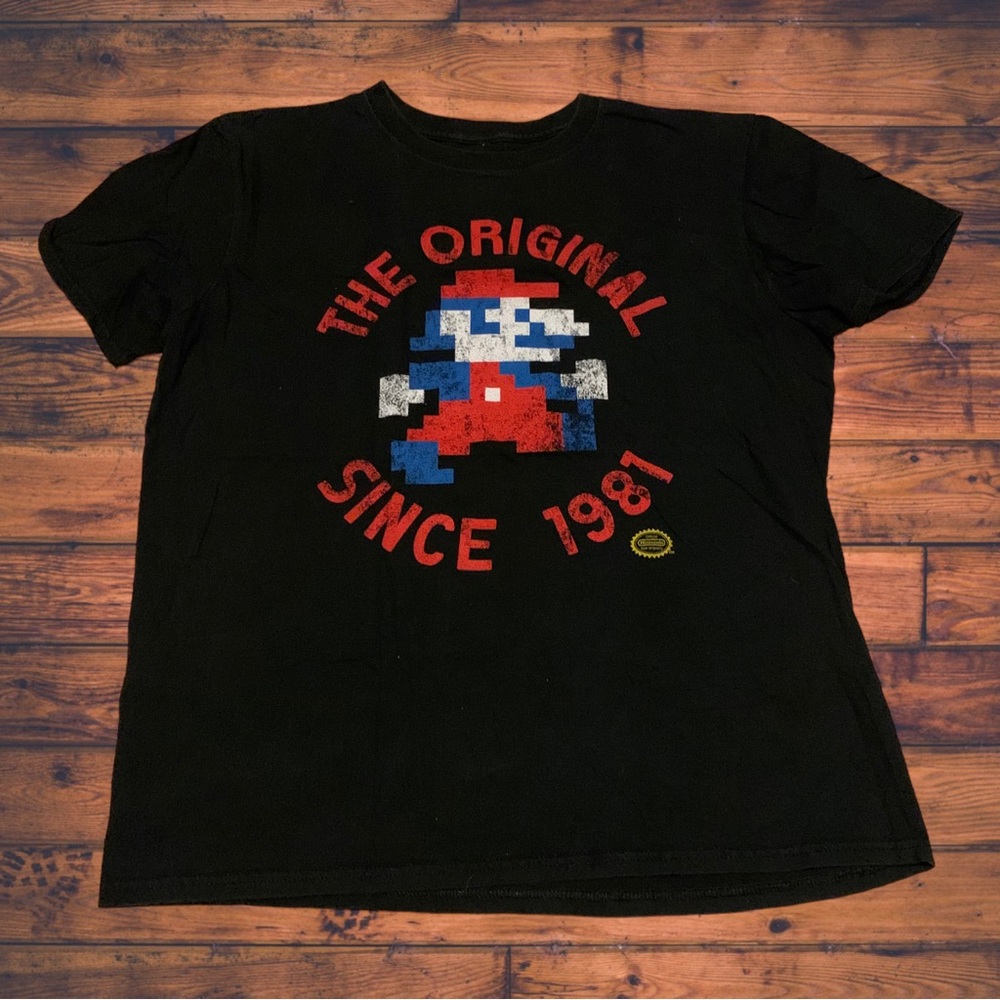 Nintendo Vintage Super Mario Shirt Retro 1990’s Rare … - Gem
